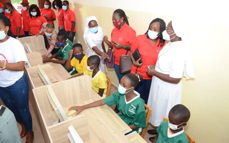 Absa Bank employees equip two schools to promote digital inclusion ...